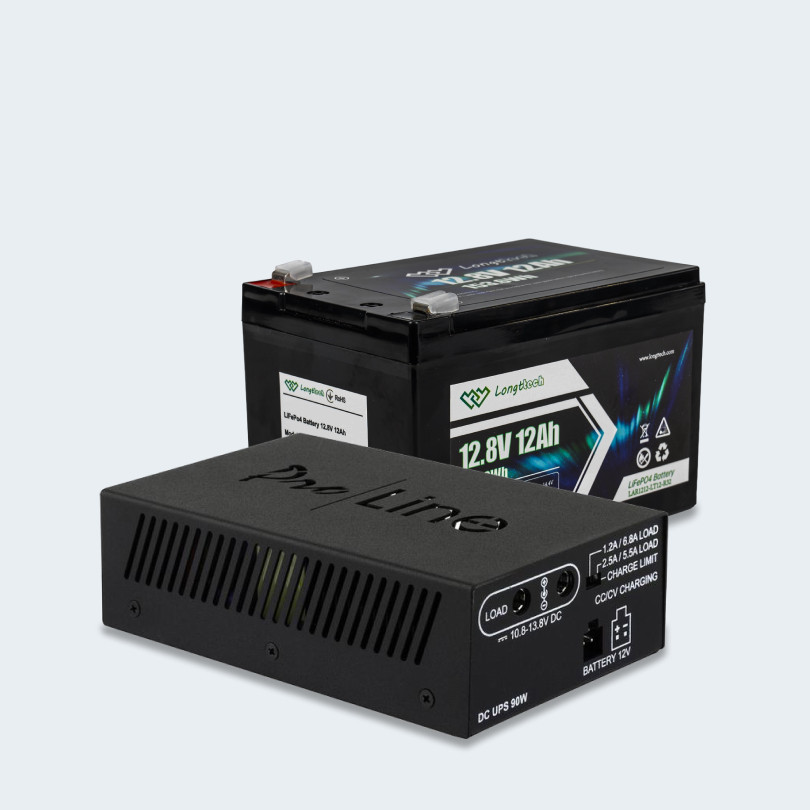 ДБЖ для роутера Proline DC UPS 90W + АКБ LiFePO4 153,6Wh | Швидка зарядка